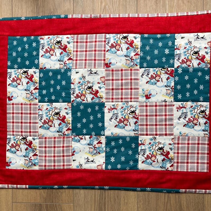 Christmas Table Centre Mat - Etsy UK