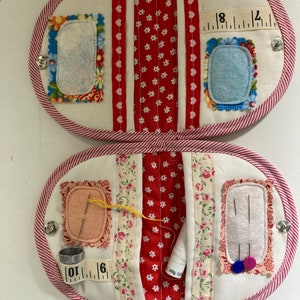 Handmade Sewing Kit, Patchwork Sewing Travel Pouch - Etsy
