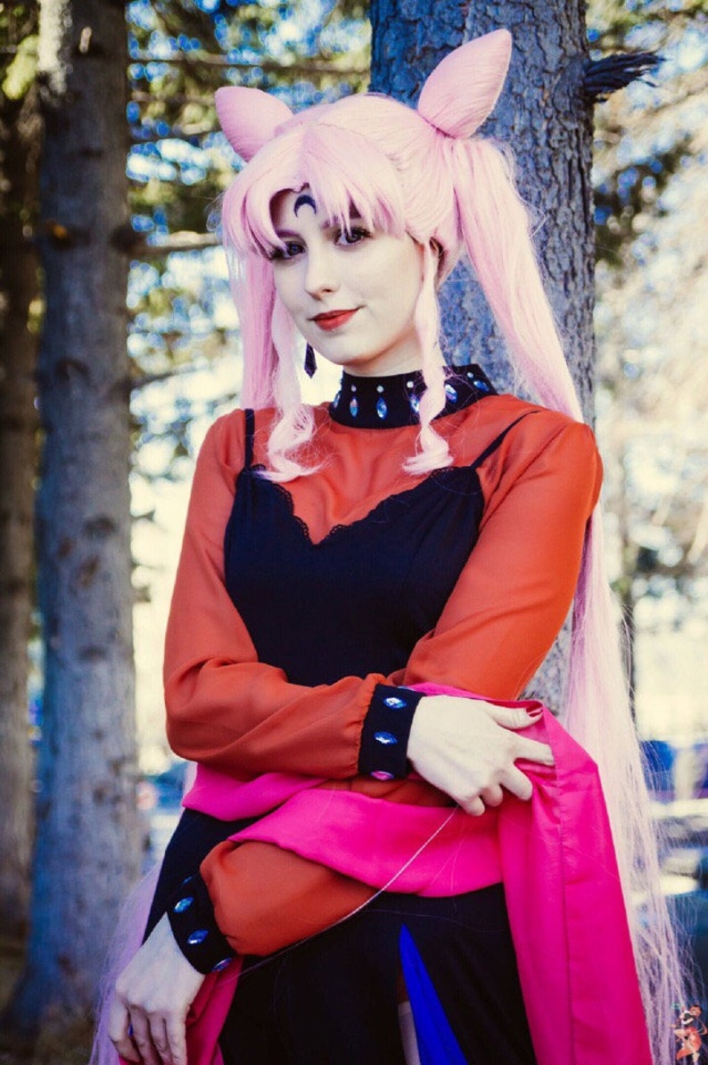 Sailor Moon Dark Lady Chibiusa Cosplay Wig Etsy