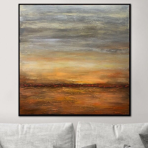 Painting of Sunset - Etsy