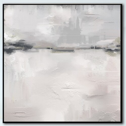 White Painting Abstract Oil Painting Original Canvas Painting | Etsy