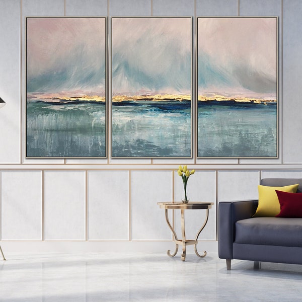 Triptych Painting - Etsy