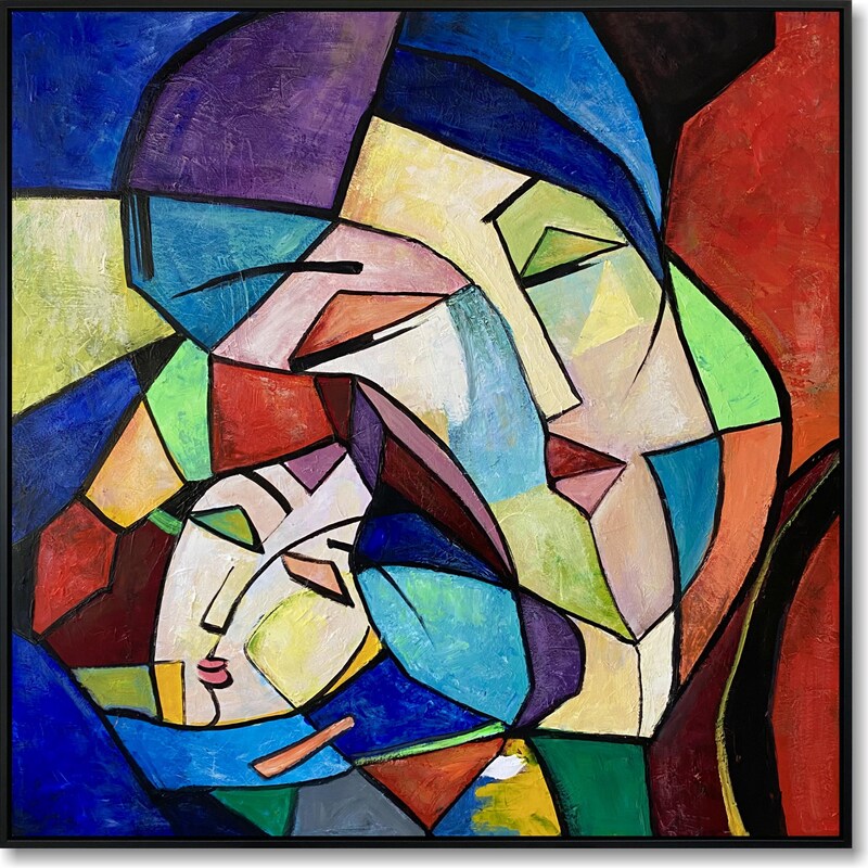 Cubist Abstract - Etsy