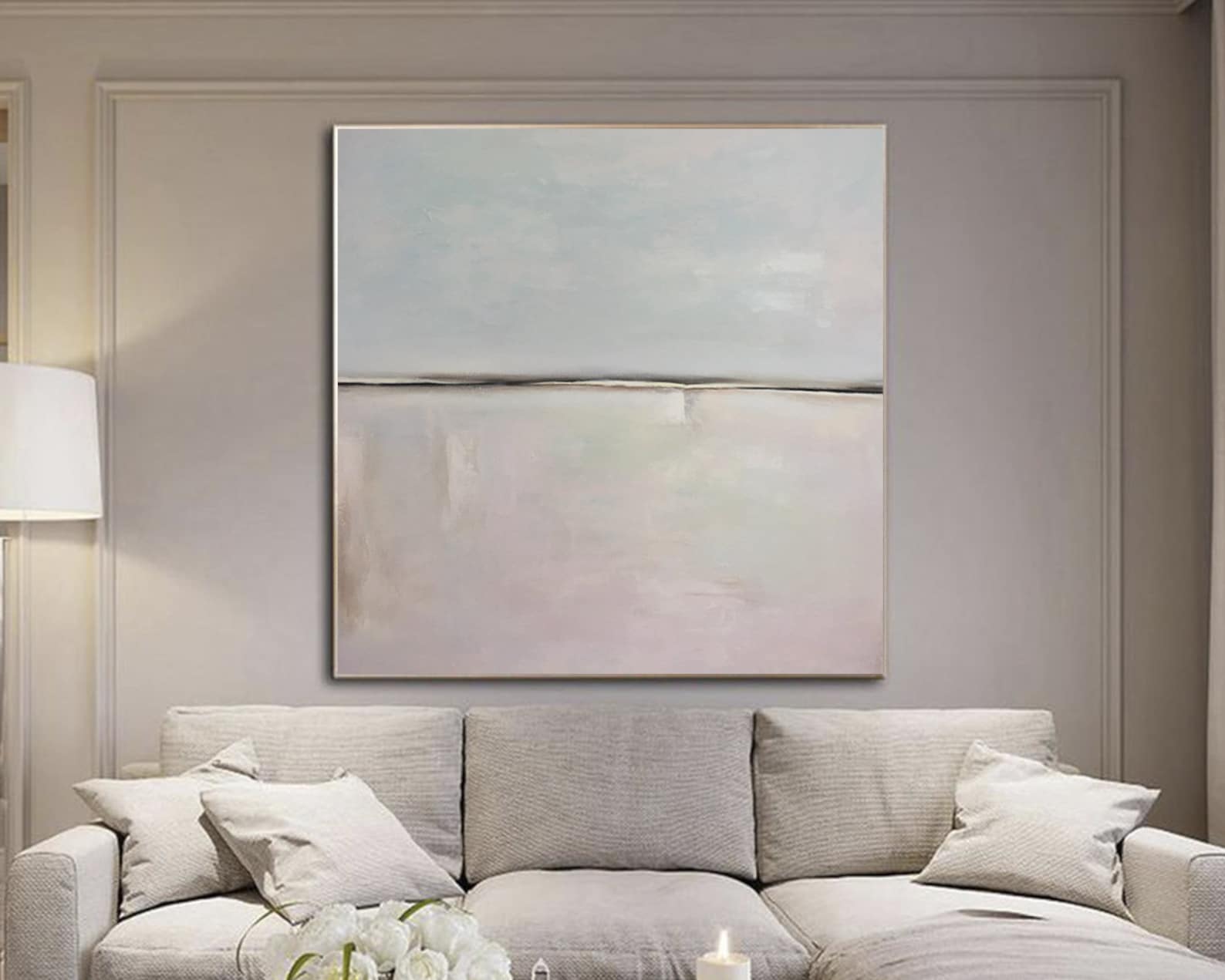 Calming Painting Abstract Paintings on Canvas Oil Painting - Etsy