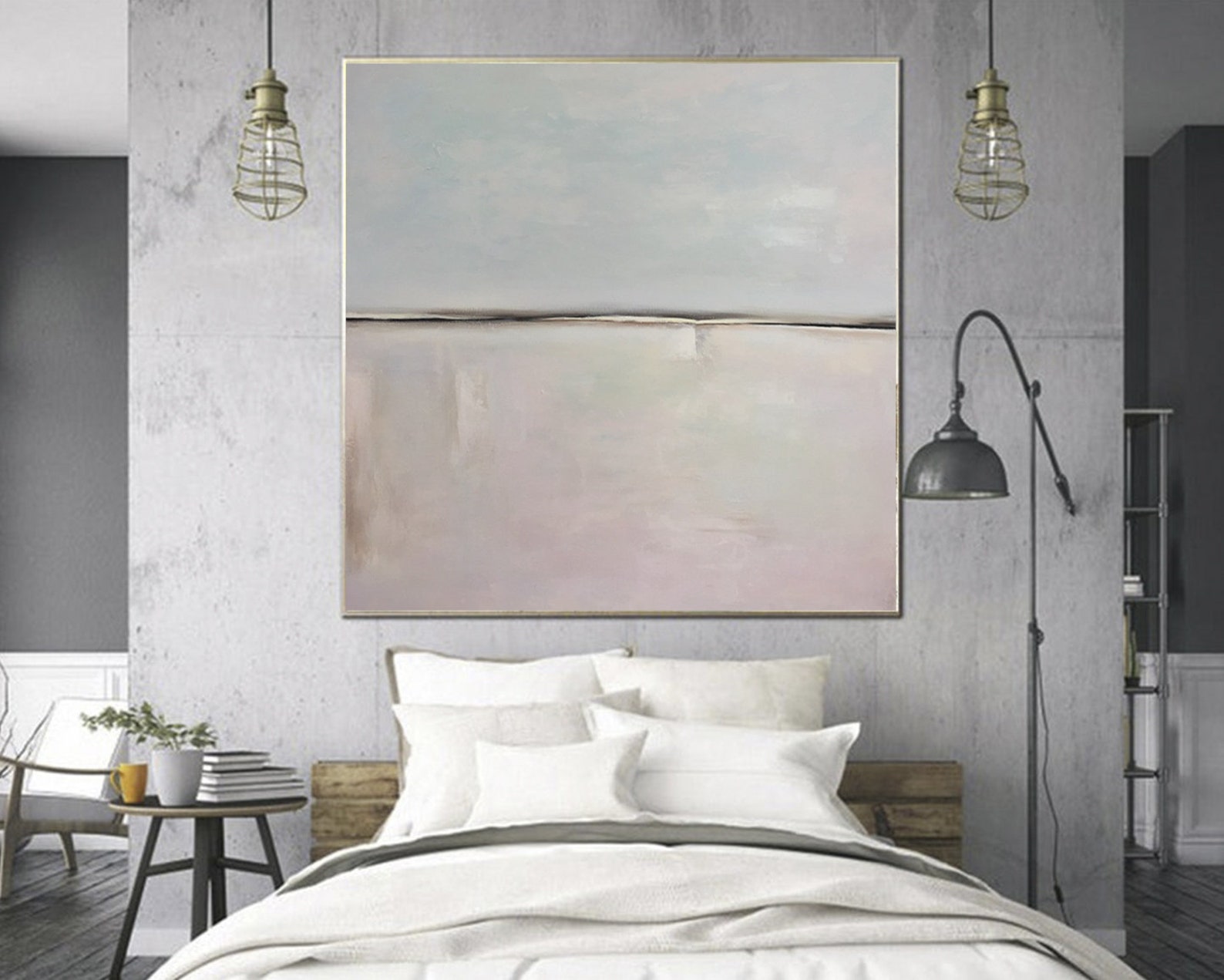 Calming Painting Abstract Paintings on Canvas Oil Painting - Etsy