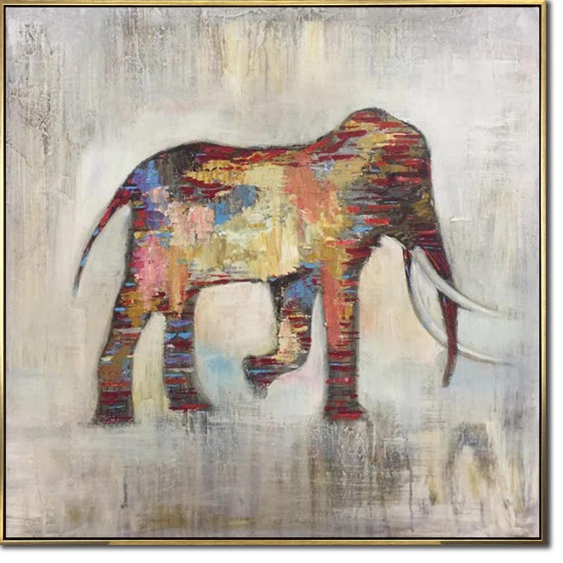 Abstract Elephant - Etsy
