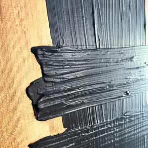 31x31 Abstract Black Grid Acrylic Painting Modern Original Wall Art ...