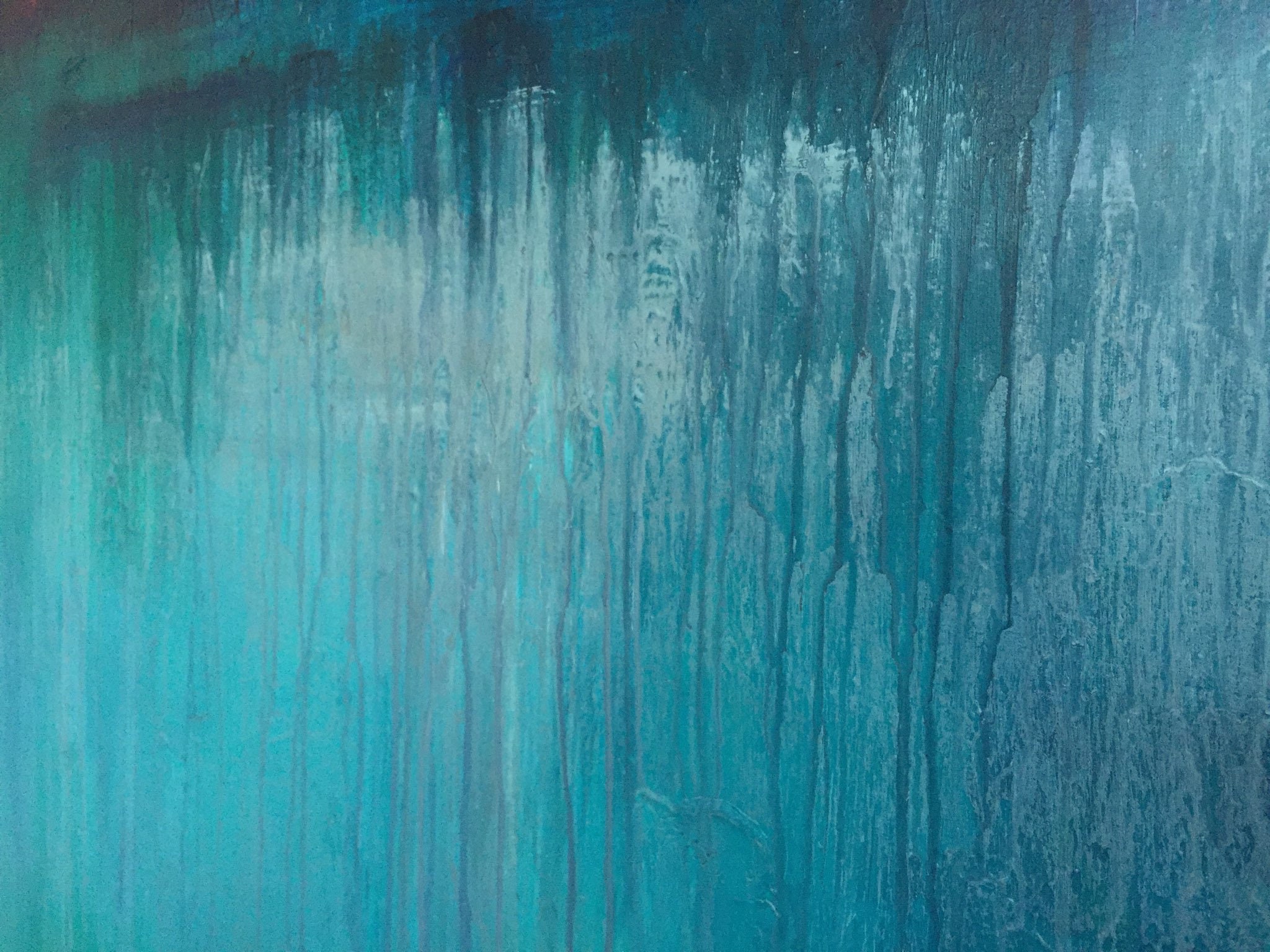 Large Abstract Painting On Canvas Deep Blue Abstract Painting | Etsy