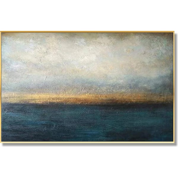 Horizon Painting - Etsy