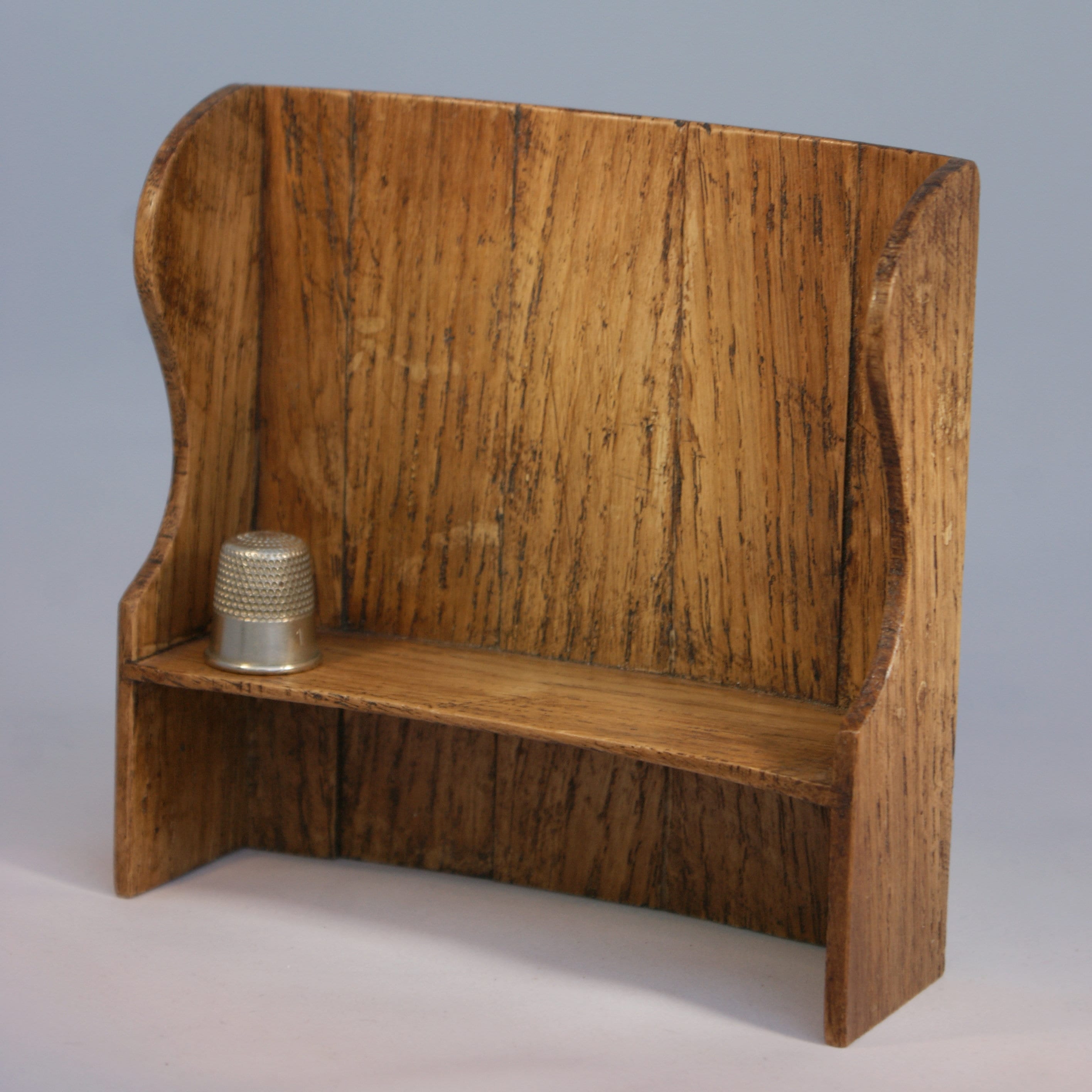 Jacobean Style Dolls House Miniature Oak Large Settle - Etsy