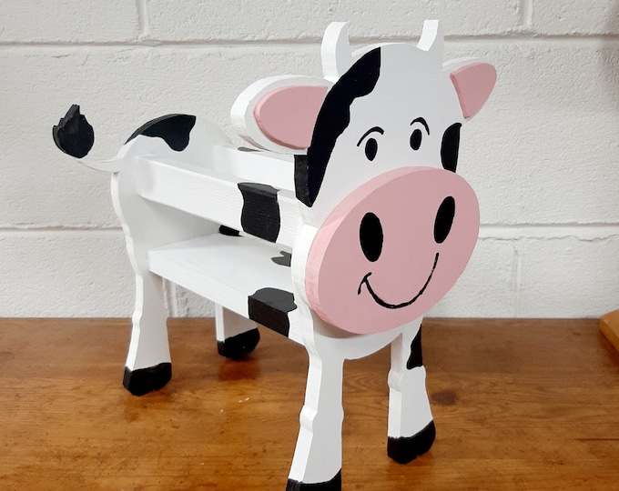Scroll Saw Pattern Cow Wood Planter,farm House Animal Planter - Etsy