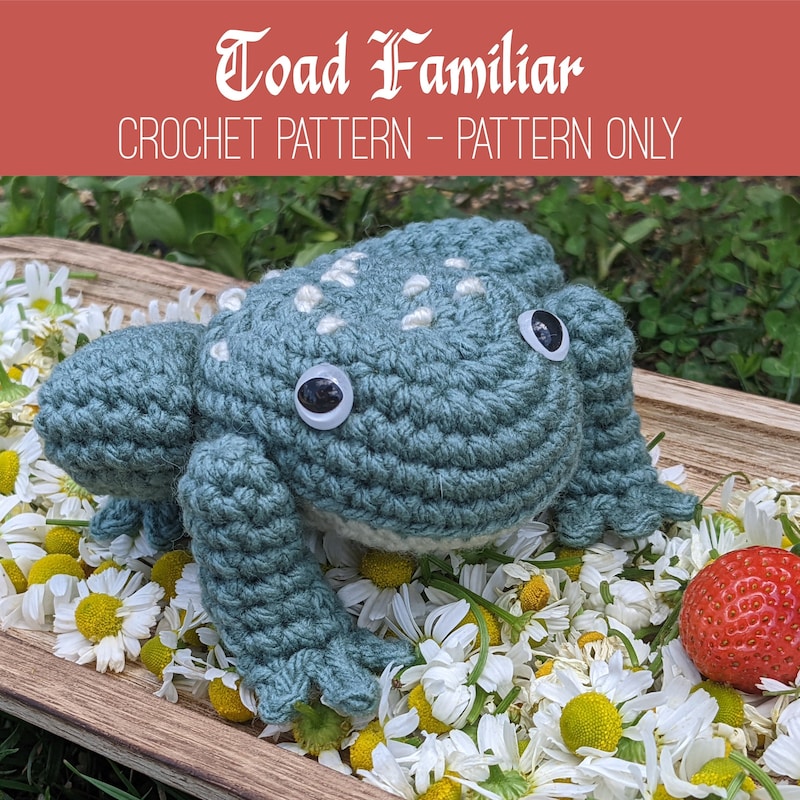 Crochet Toad Pattern - Etsy