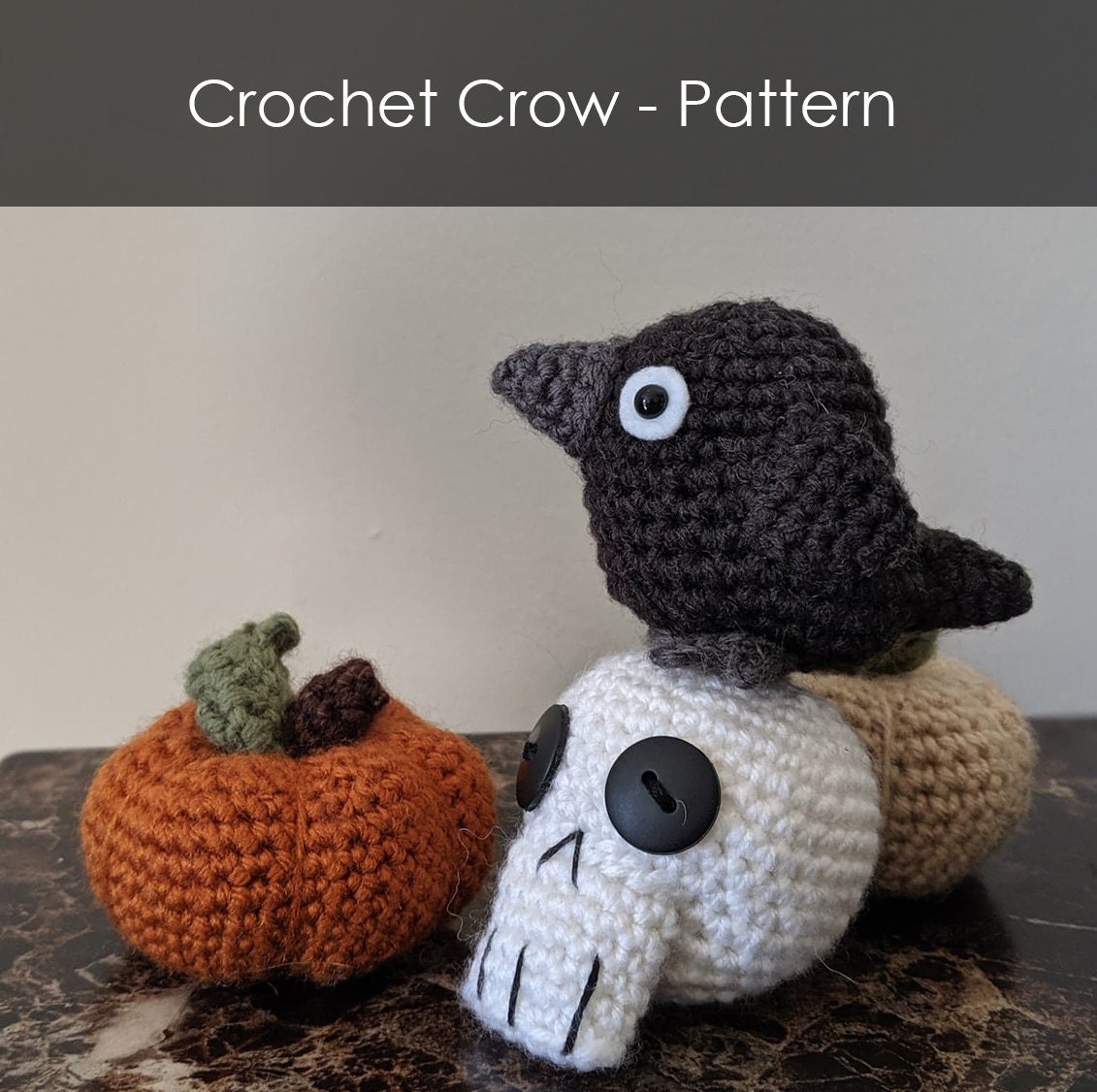 Crochet Crow Halloween Pattern - Etsy