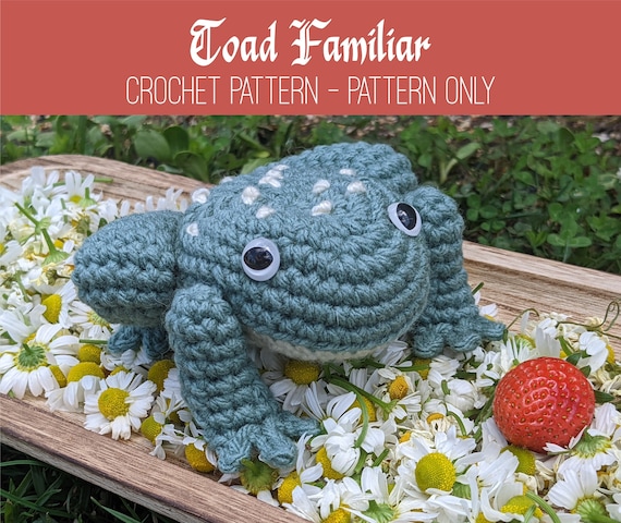 Toad Familiar Crochet Pattern - Etsy