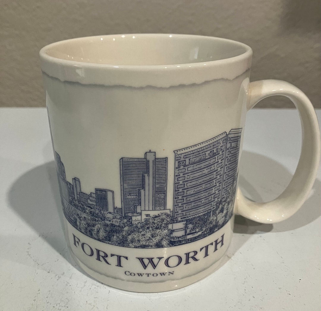 Starbucks Fort Worth Cowtown City Architecture Series Mug Cup 18oz ...