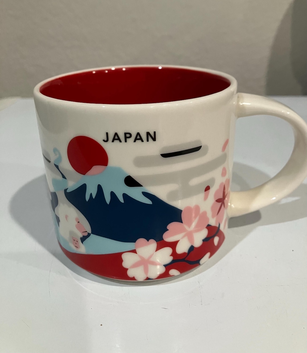 Starbucks Japan Mug Cup You Are Here Collection 14 Oz Mount Fuji Sun - Etsy