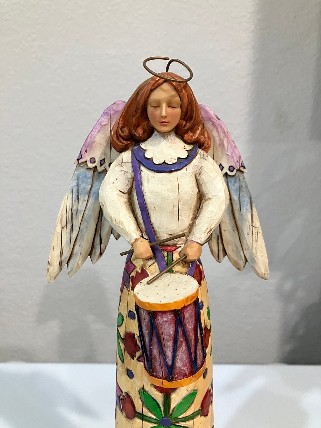 Jim Shore ‘music Warms the Heart & Soothes the Soul’ Angel Figurine 15 ...