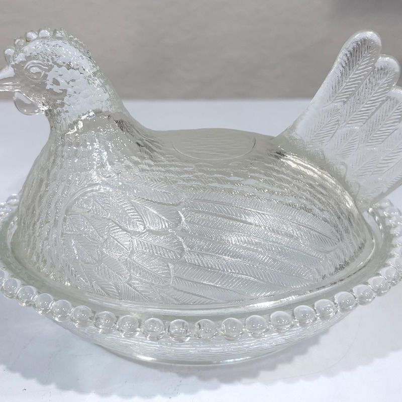 Glass Turkey Candy Dish - Etsy