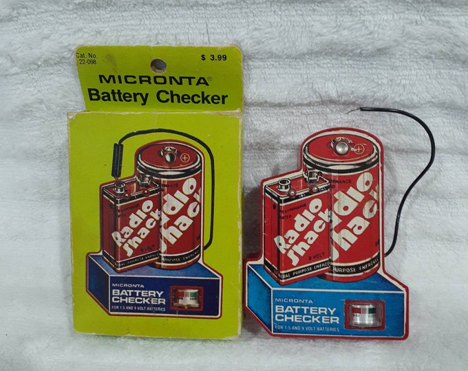 Vintage Radio Shack Micronta 22-098 Battery Checker Tester With Box ...