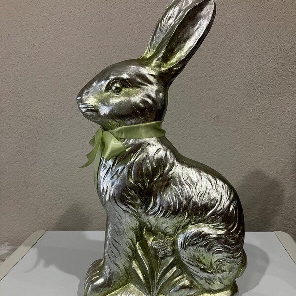 Large Resin Easter Bunny - Etsy