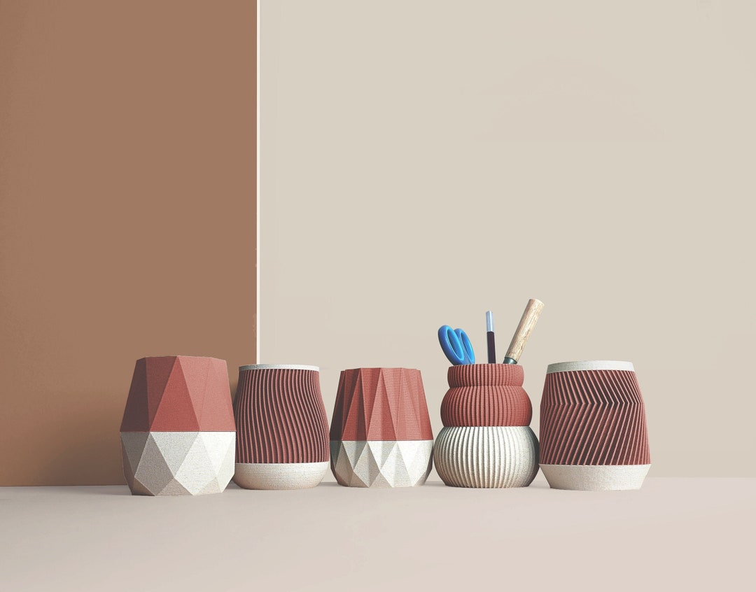 Wooden Pencil Pot Pencil Storage Idea for Office - Etsy