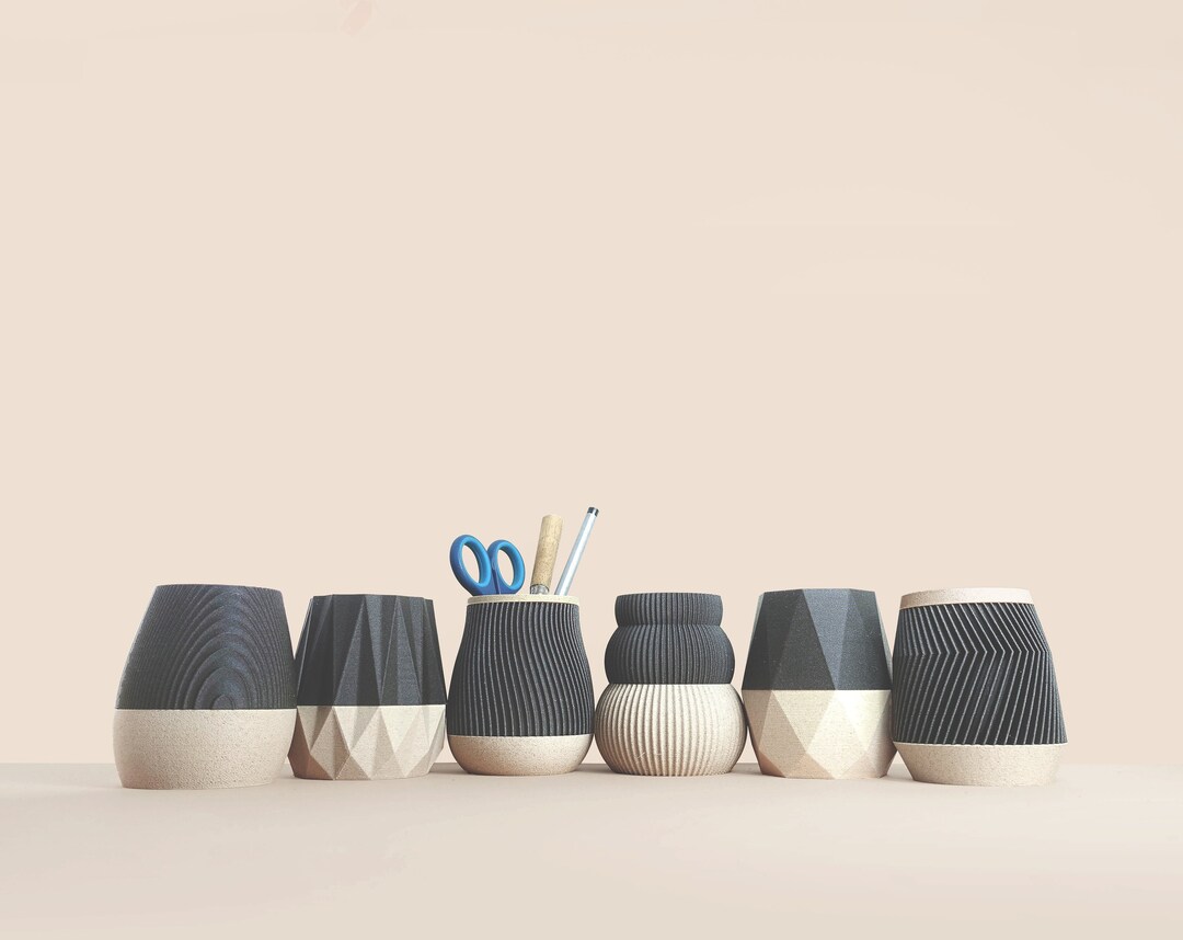 Wooden Pencil Pot Pencil Storage Idea for Office - Etsy