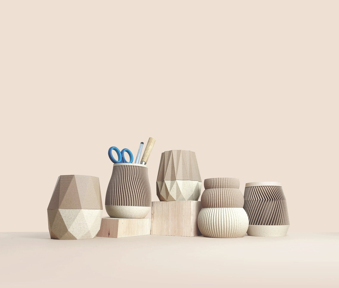 Wooden Pencil Pot Pencil Storage Idea for Office - Etsy