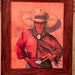Doreman Burns Cowgirl, Signed Print, Framed, Western Decor, Large Wall ...