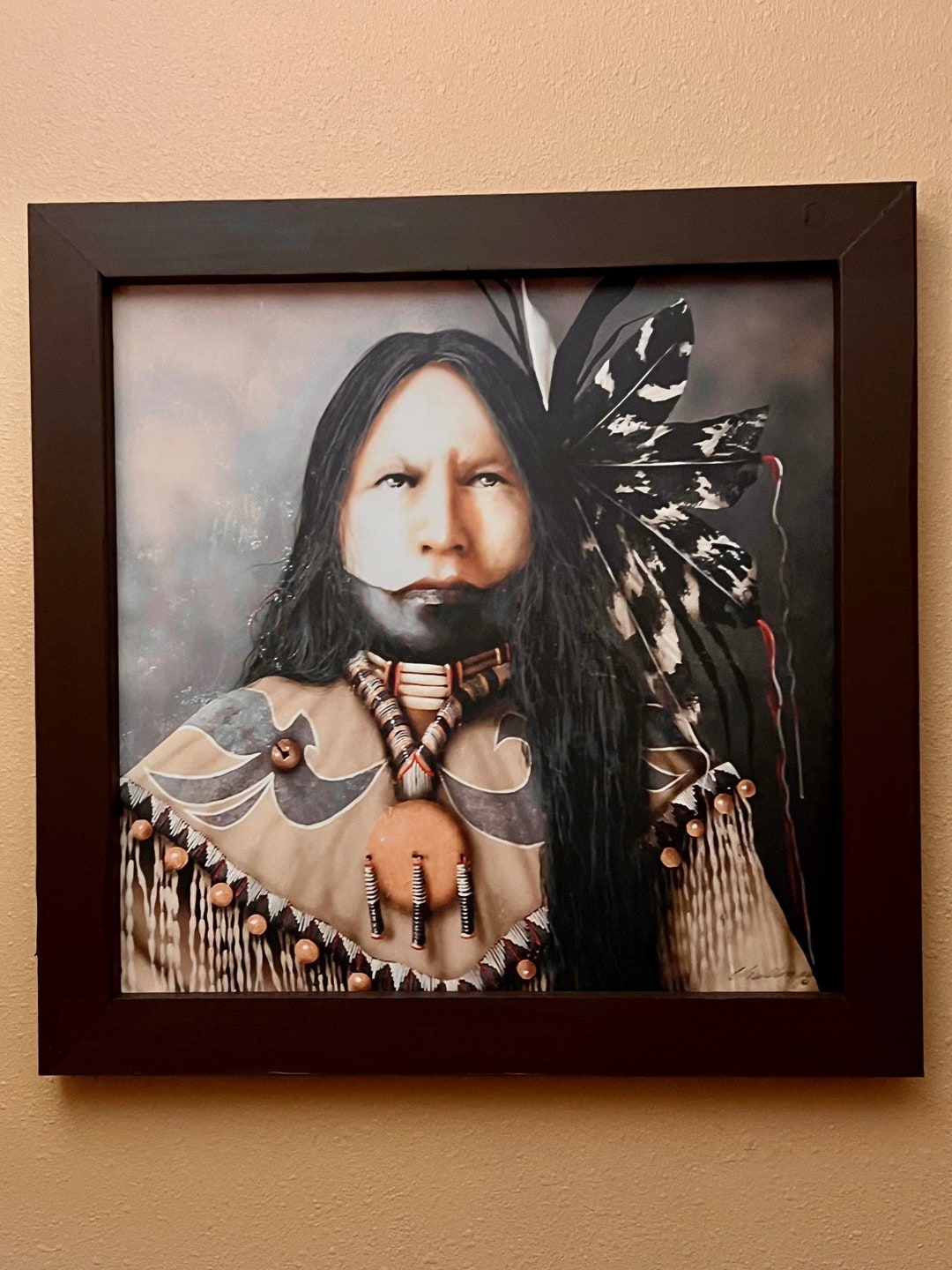 JD Challenger CROW KING, Western Decor, Wall Hanging Extra Large ...