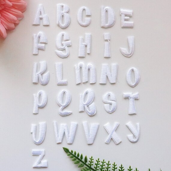 Letter Patch for Clothes Alphabet Embroidery Iron on Sew on | Etsy