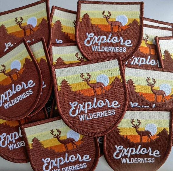Adventure Wilderness Patch Great Quality Iron on Explorer - Etsy