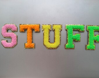 Chenille Word Patch - Etsy