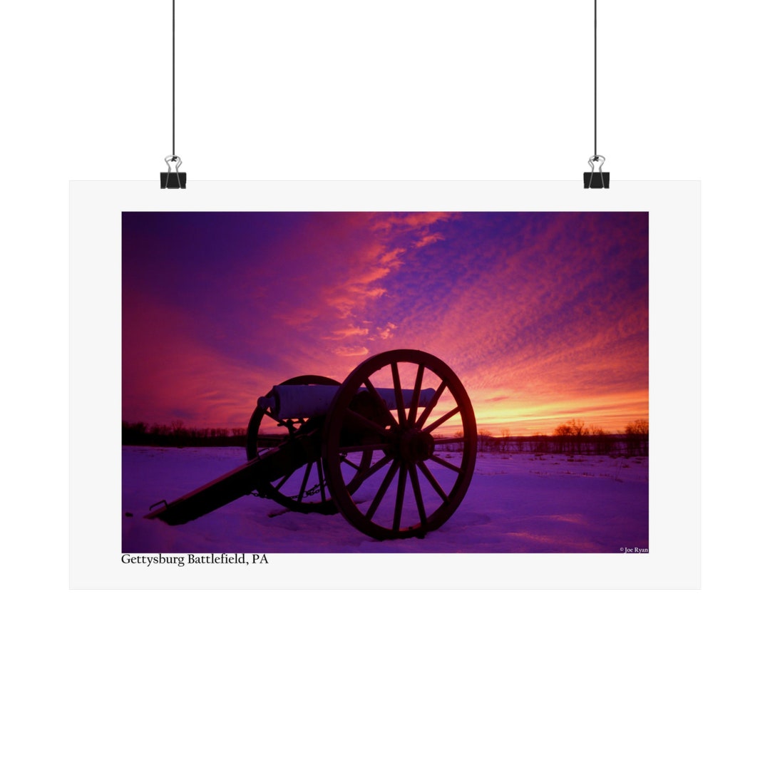 Gettysburg PA Poster Civil War Gettysburg Battlefield - Etsy