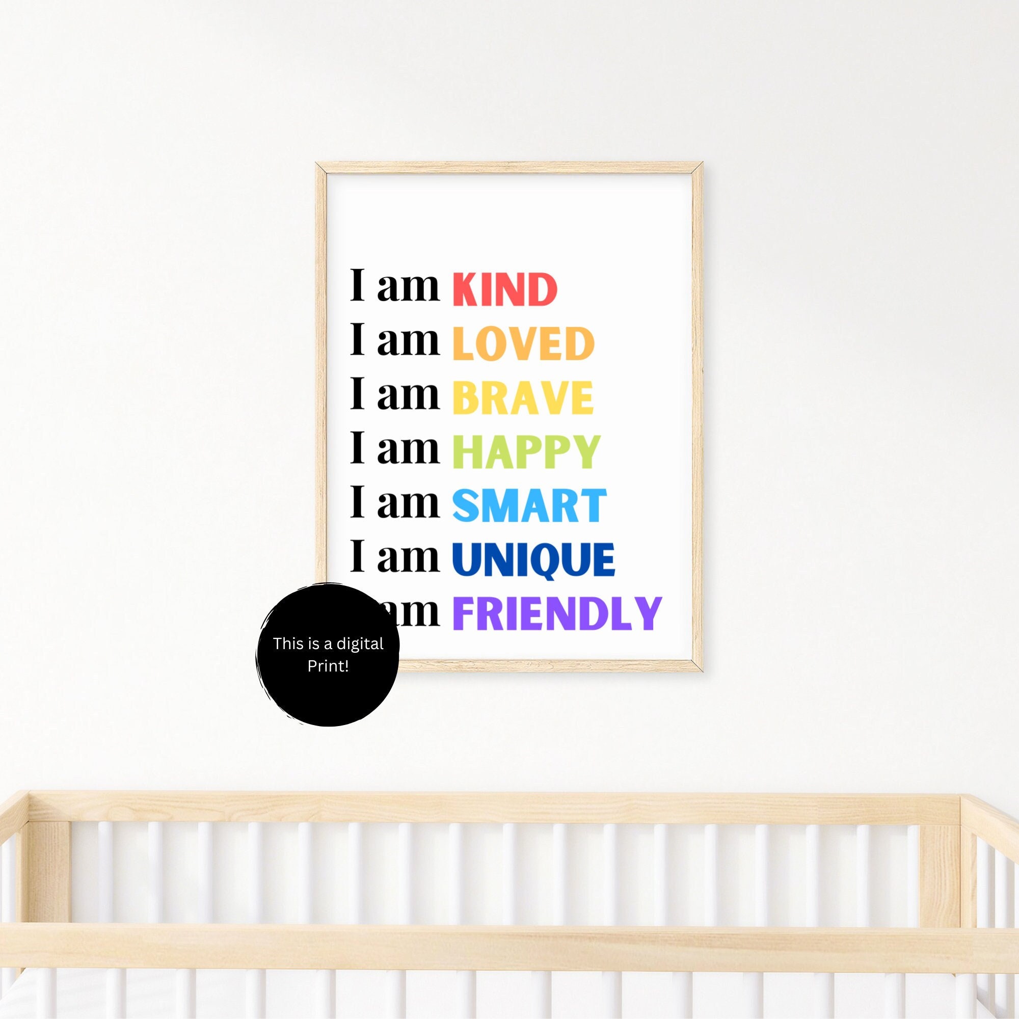 Positive Affirmation, Growth Mindset, Classroom Decor, Positive Nursery ...