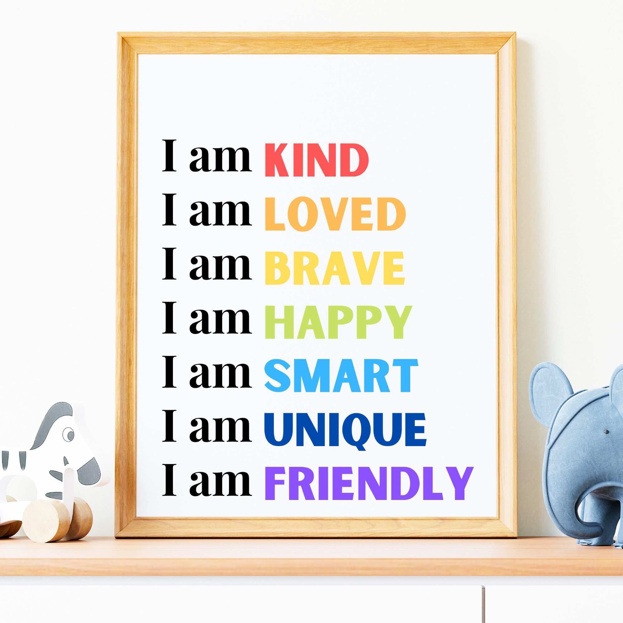 Positive Affirmation Growth Mindset Classroom Decor - Etsy