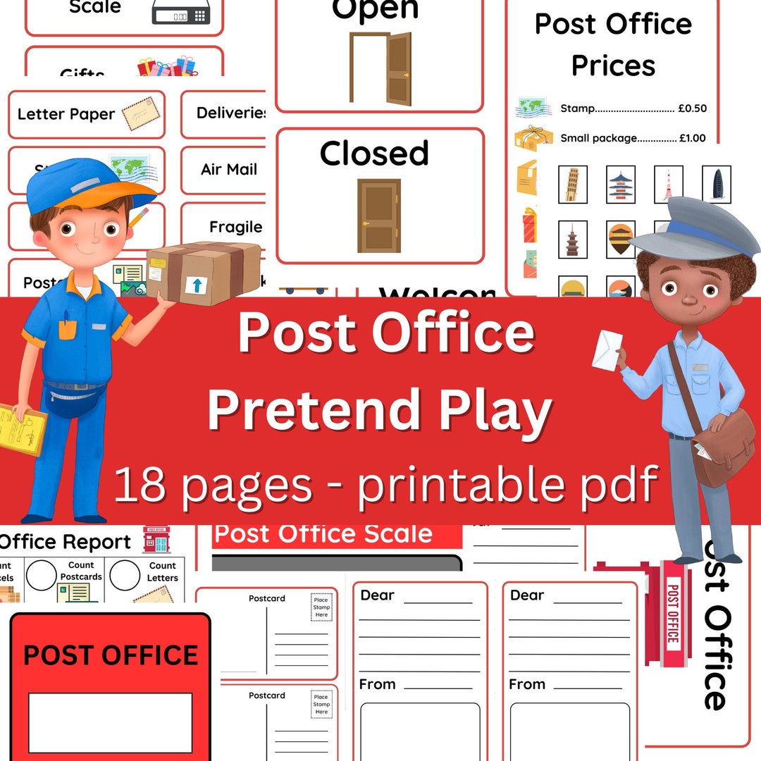 Bakery Role Play Printables, Pretend Bakery Play Set, Printable Bundle ...