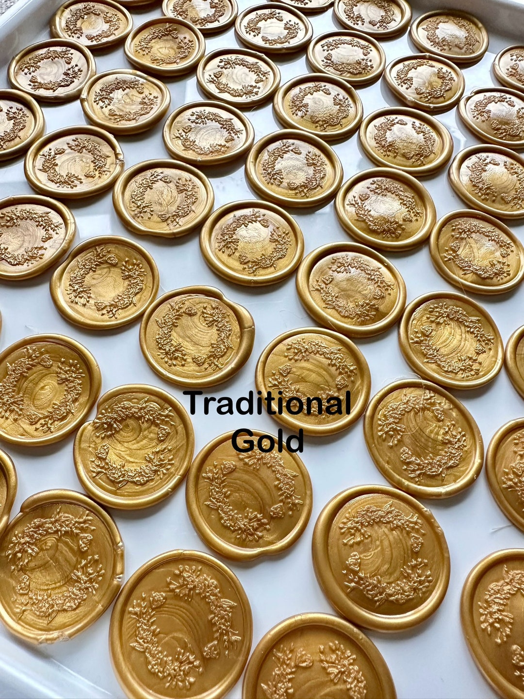 Floral seals. SALE! Hand poured wax seals for envelopes with adhesive ...