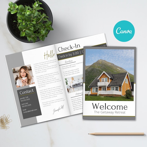 Airbnb Welcome Guest Book Template 20 Page Host Guidebook - Etsy Airbnb Welcome Guest Book Template 20 Page Host Guidebook - Etsy
