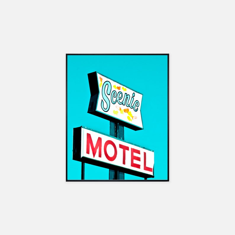 Scenic Motel | Digital Print | Photograph - Etsy