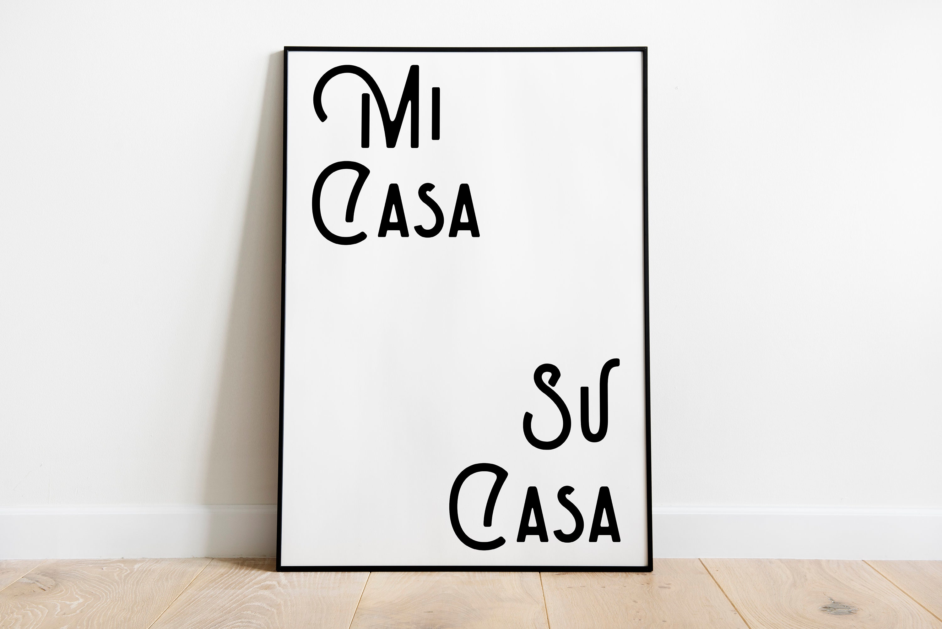 Mi Casa Su Casa | Printable | Wall Art | Instant Download | Home Decor ...