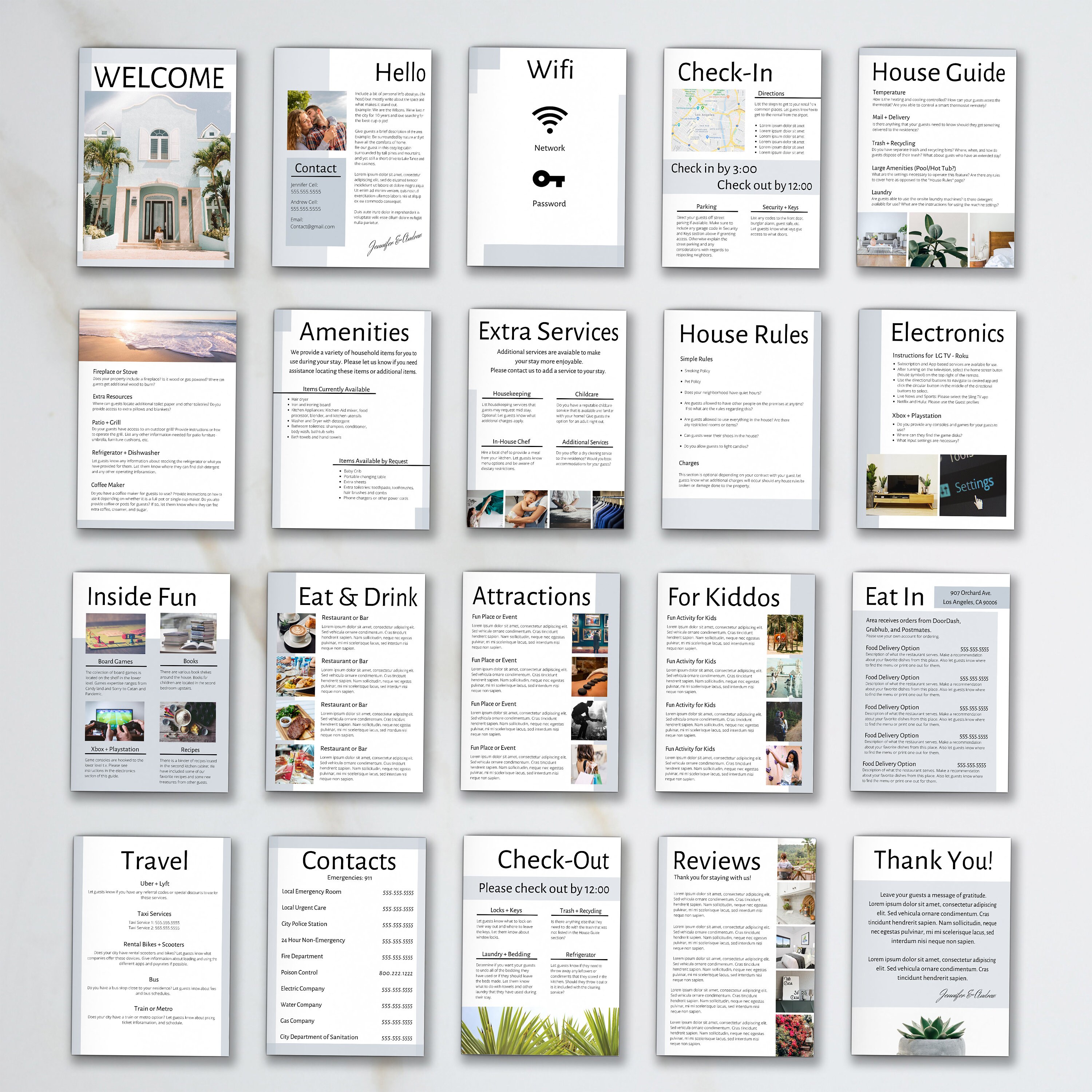 Airbnb Guidebook Template Airbnb Guidebook Template
