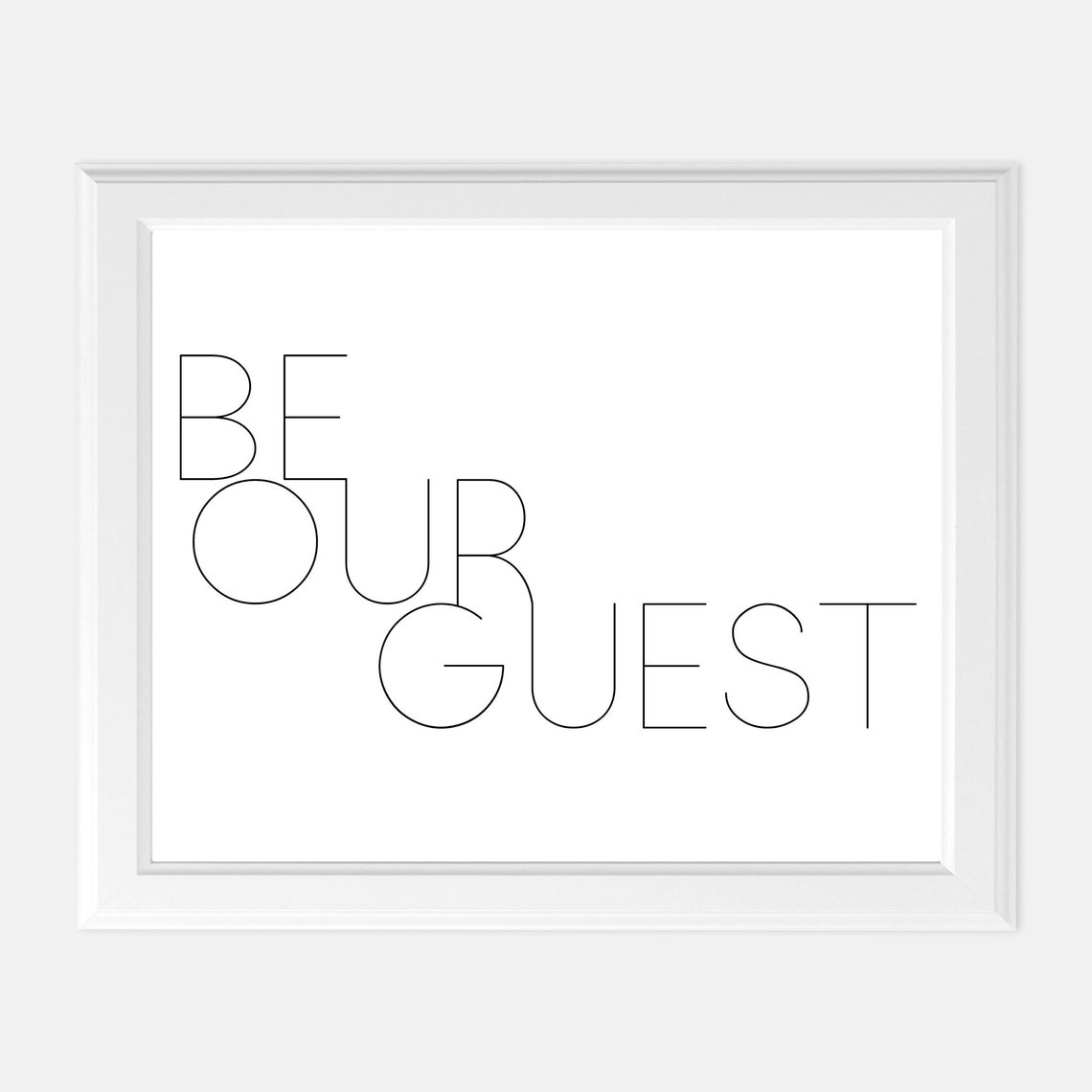 Be Our Guest | Printable | Wall Art | Instant Download | Home Decor ...
