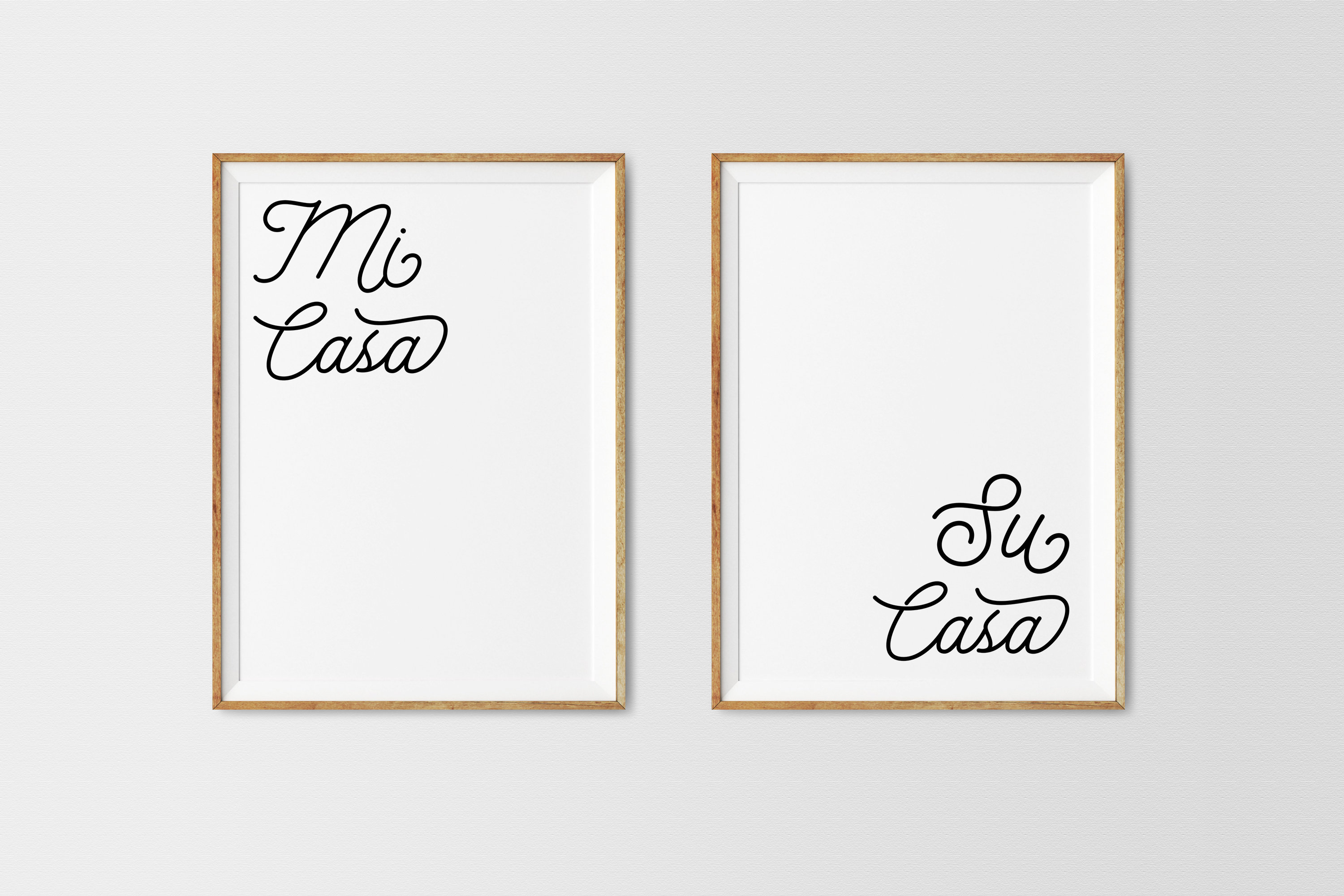 Mi Casa Su Casa Set | Printable | Wall Art | Instant Download | Home ...