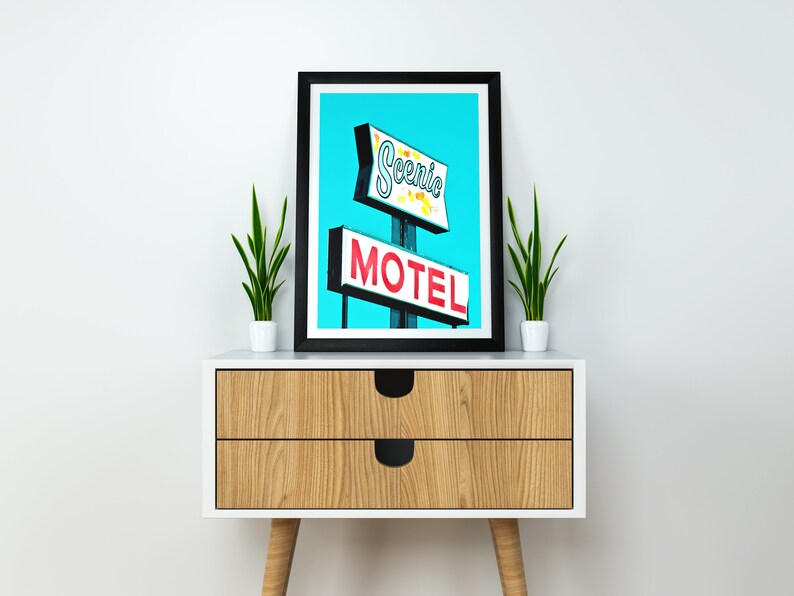 Scenic Motel | Digital Print | Photograph - Etsy