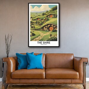The Shire Travel Poster | Printable | Wall Art | Instant Digital ...