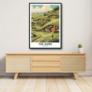 The Shire Travel Poster | Printable | Wall Art | Instant Digital ...