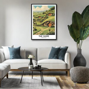 The Shire Travel Poster | Printable | Wall Art | Instant Digital ...