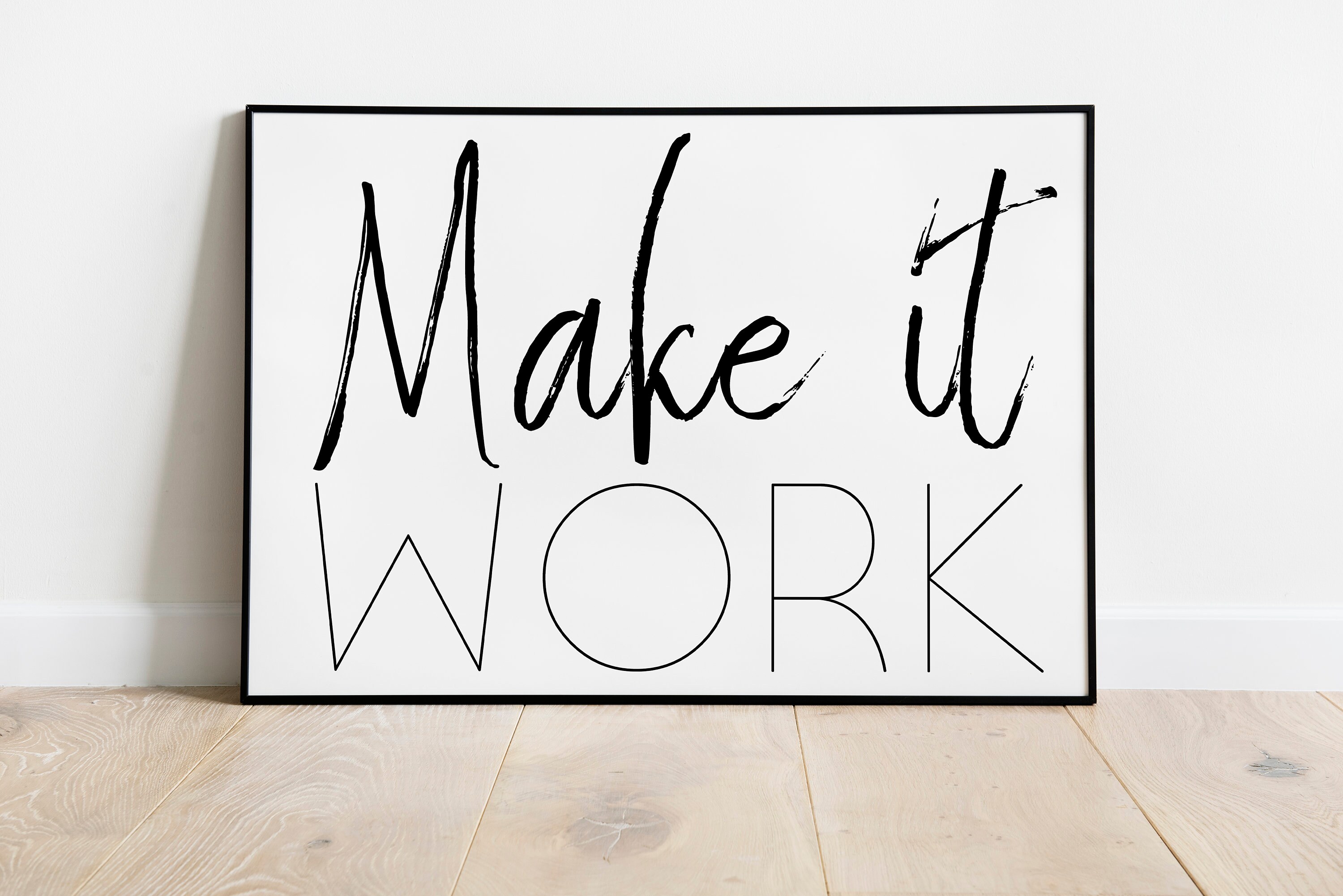 Make It Work Printable Wall Art Instant Download Home - Etsy