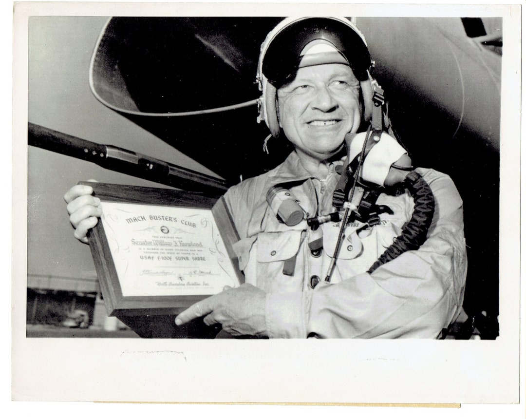 Vintage Hoto Mach Buster's Club Award Photo of F-100 Super - Etsy