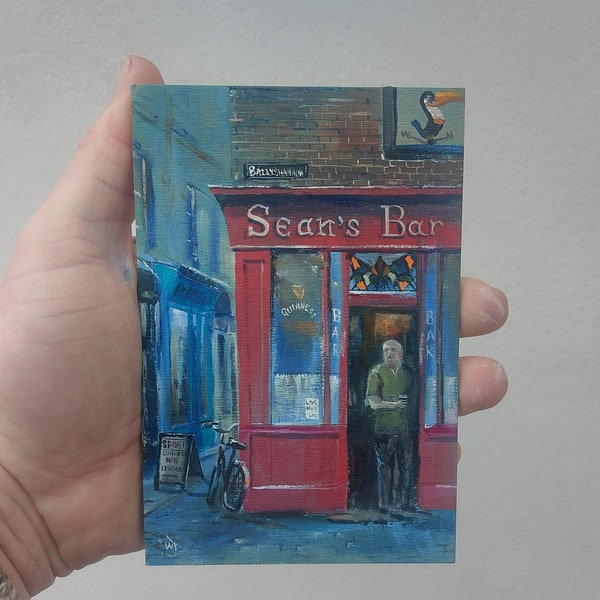 Pub Oil Painting Print - Etsy